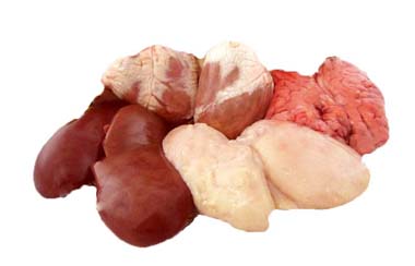 Les abats - BARF Alimentation naturelle des carnivores domestiques